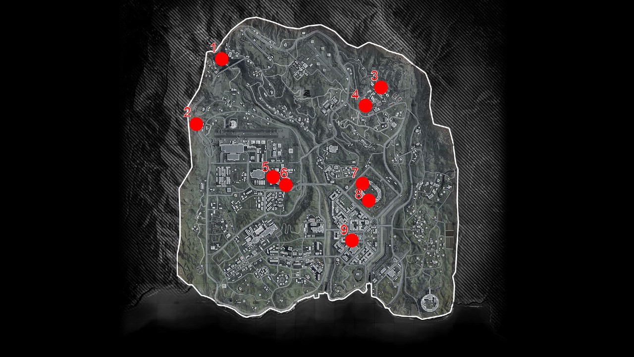 Warzone Red Door Locations: Where to Find All 9 Red Doors | Attack of ...
