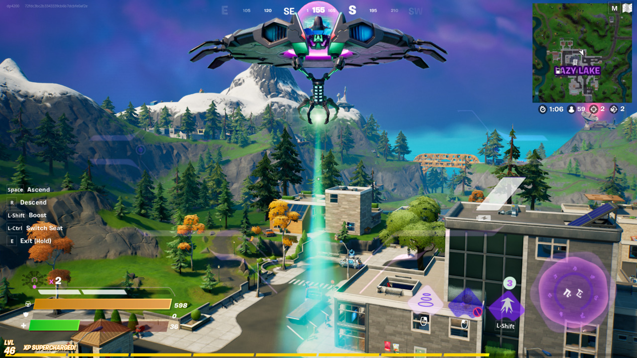 Fortnite: How to Abduct an Opponent With a Saucer Tractor Beam | Attack ...