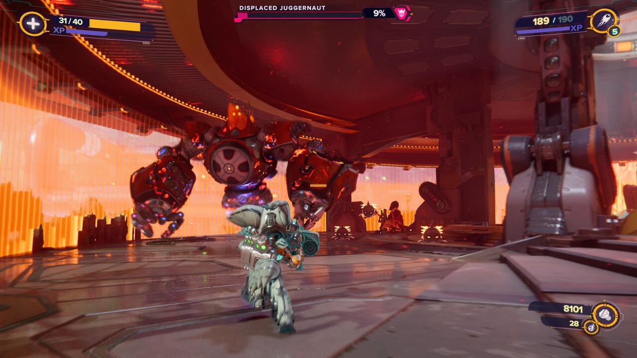 Ratchet and Clank Rift Apart: Displaced Juggernaut Boss Guide | Attack ...