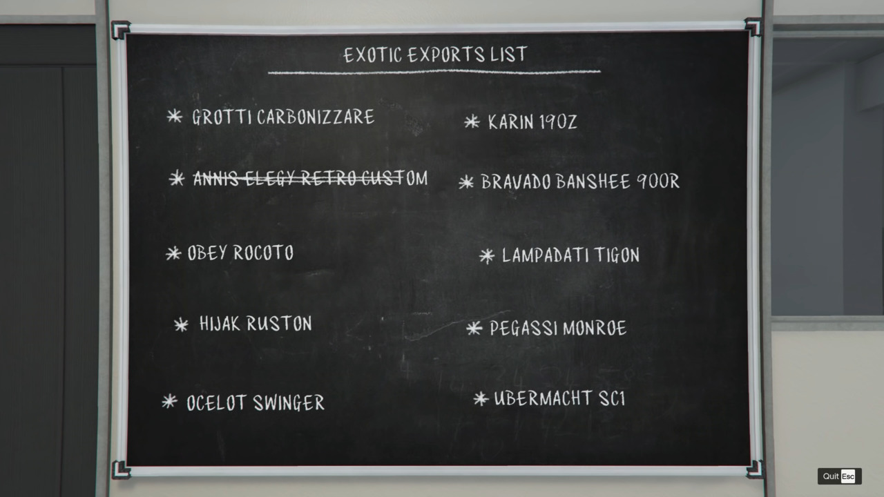 GTA Online Exotic Exports List: How to Find All the Cars | Attack of ...