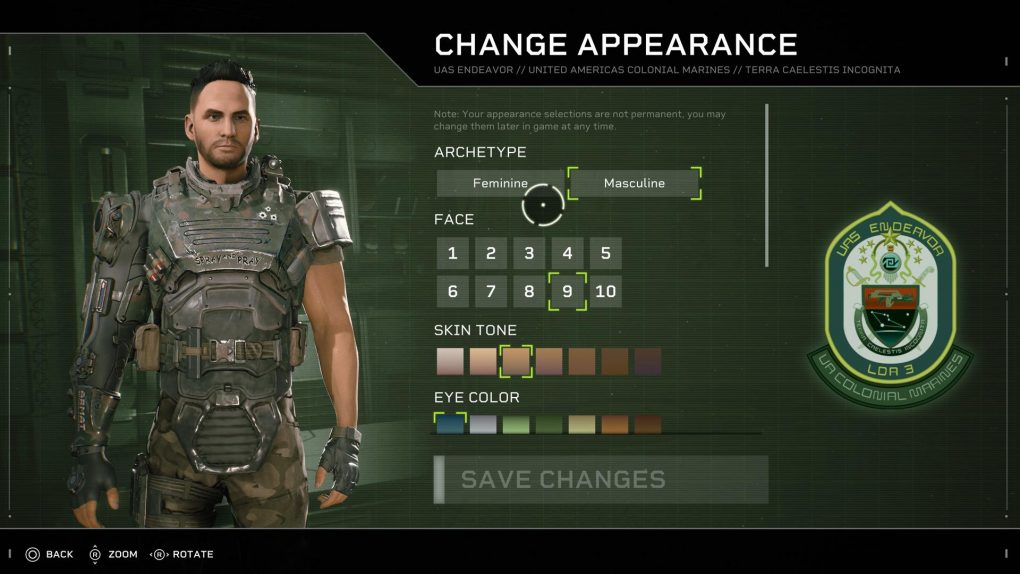 Aliens Fireteam Elite: How to Change Appearance