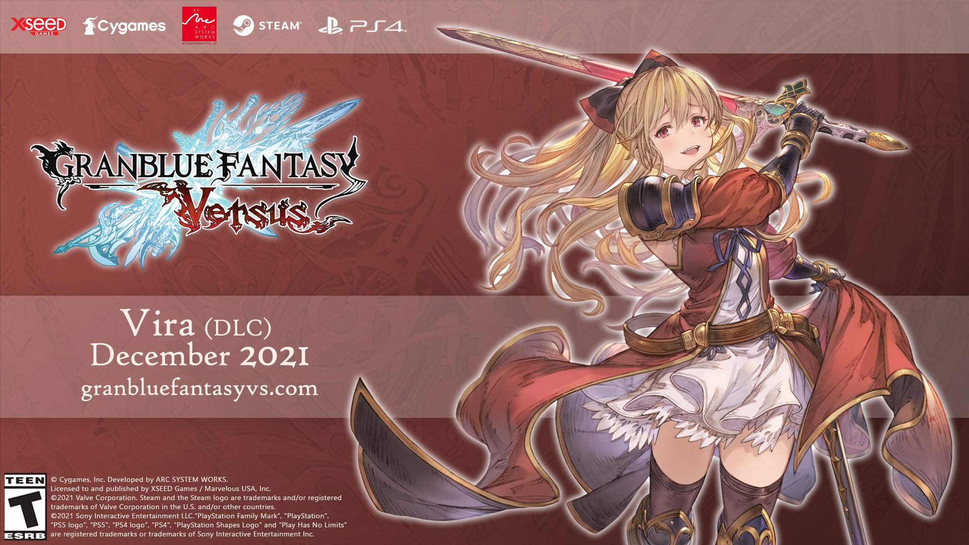 Vira Announced as Granblue Fantasy: Versus' New DLC Character