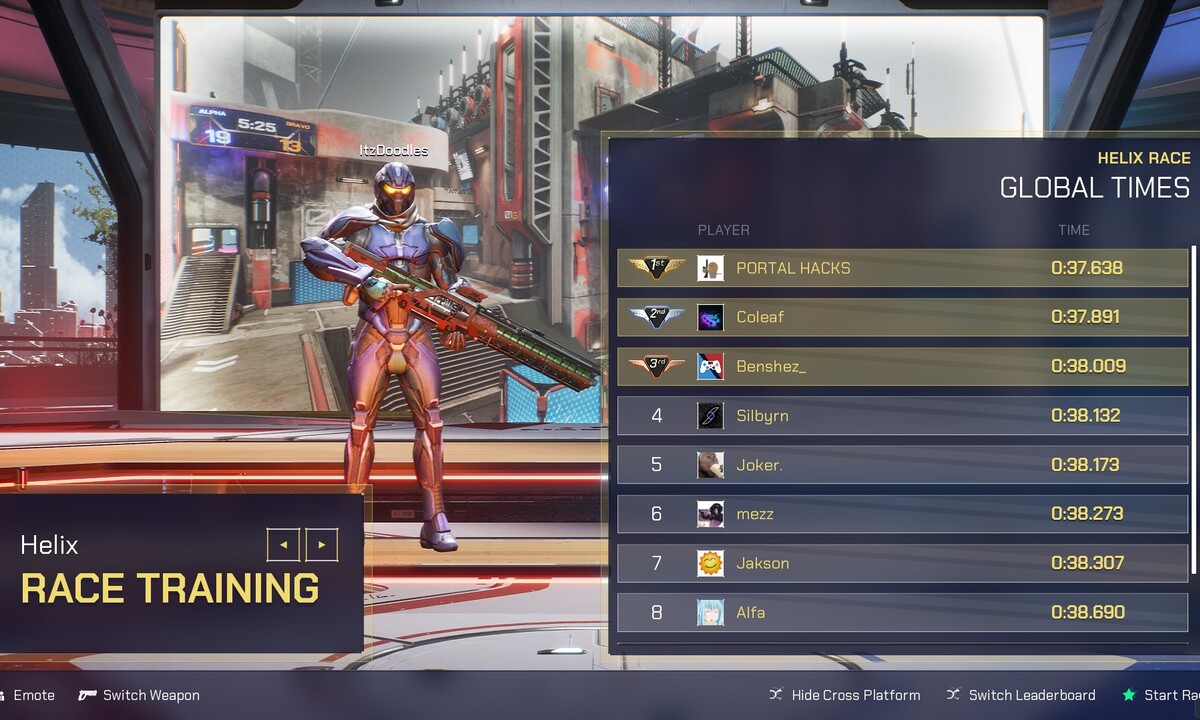 Splitgate: How to Do the Helix Race