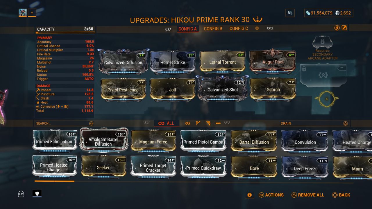 Warframe: Hikou Prime Build
