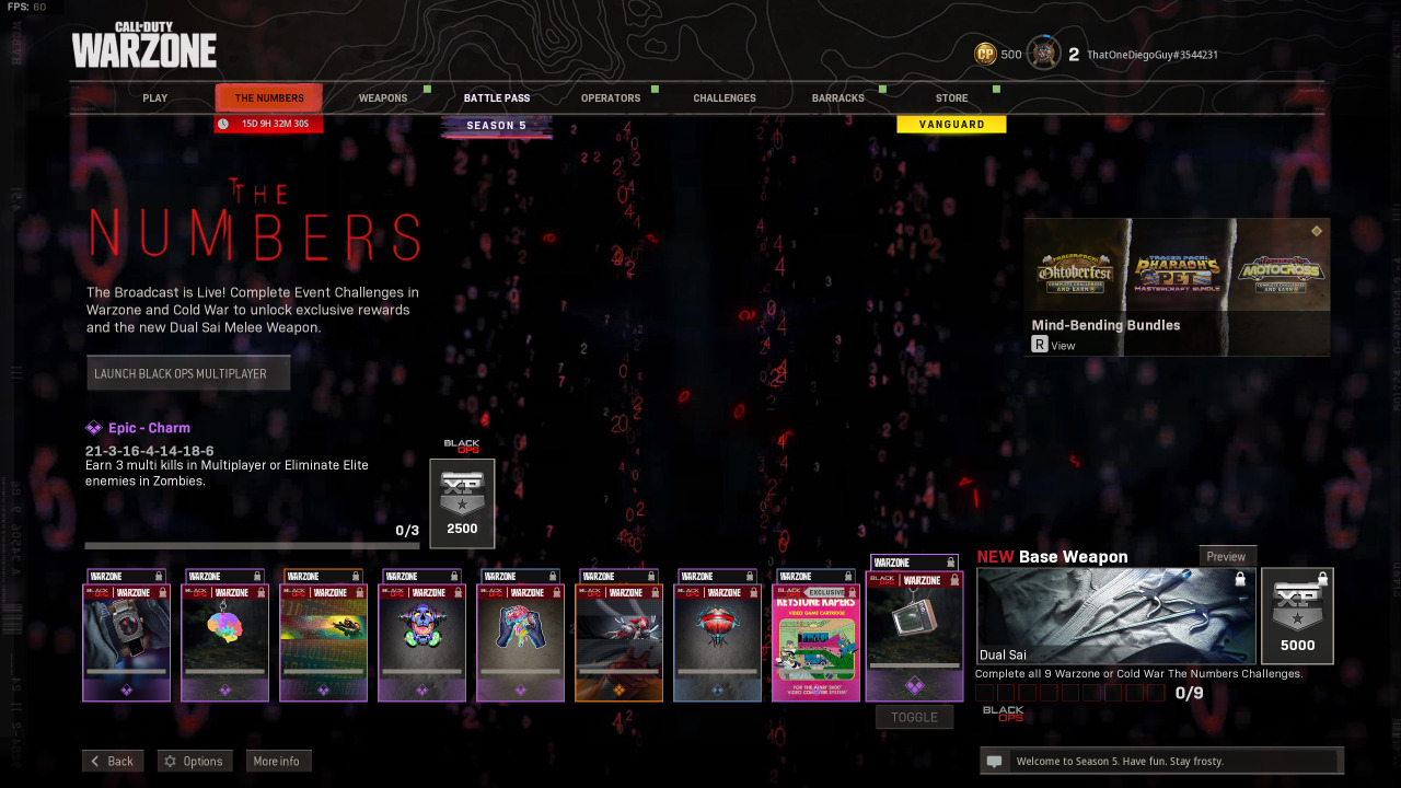 Warzone Numbers Event Guide: All Challenges and Rewards | Attack of the ...