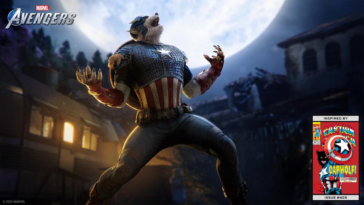 Marvel's Avengers Gets Werewolf Captain America "Capwolf" Skin | Attack ...