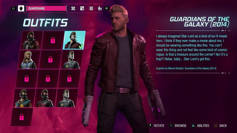 Guardians of the Galaxy: All MCU Outfits and Where to Find Them ...