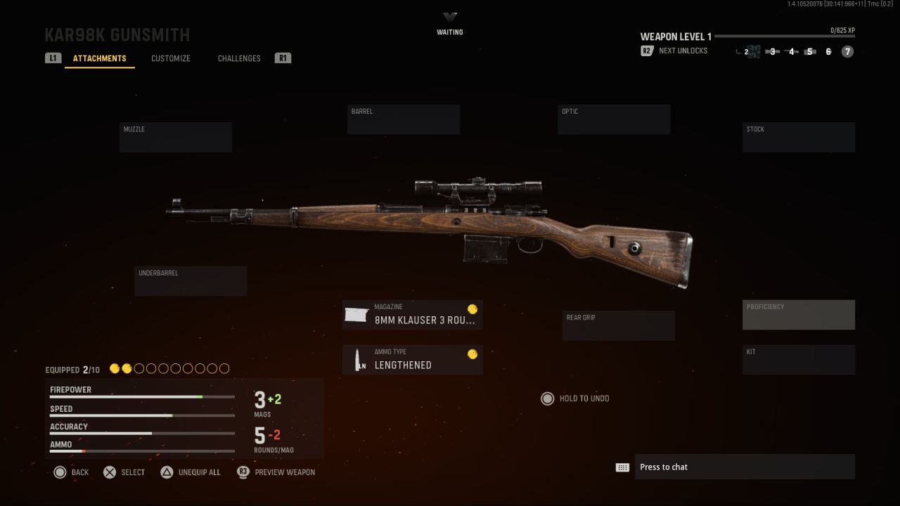 Best Vanguard Kar98k Loadout: Attachments, Perks, Class Setup | Attack ...