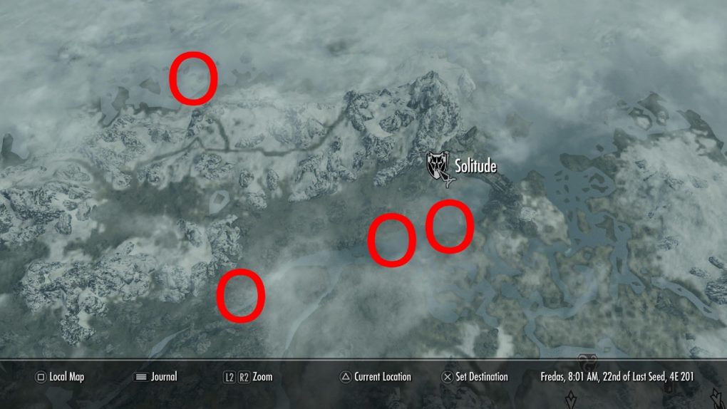 Skyrim Fishing Spots: All Fishing Locations Map | Attack of the Fanboy