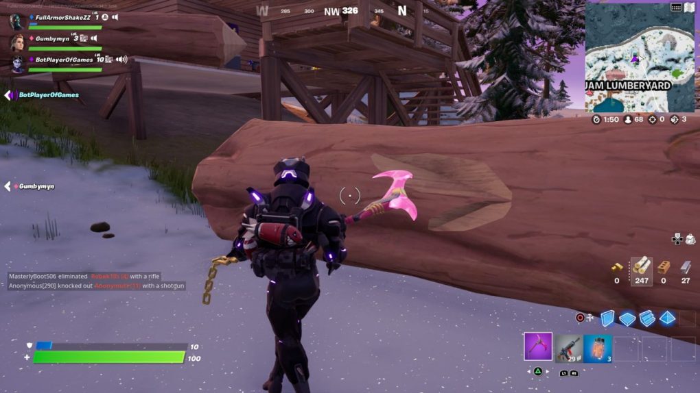 Fortnite: How to Harvest Wood at Logjam Lumberyard | Attack of the Fanboy