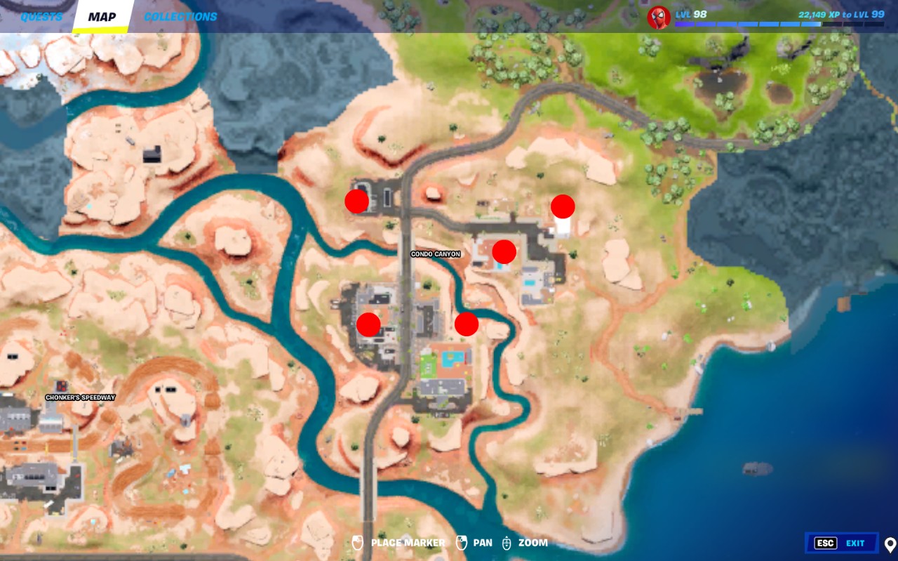 Fortnite Toy Biplanes Locations: Where to Find Biplanes at Condo Canyon ...