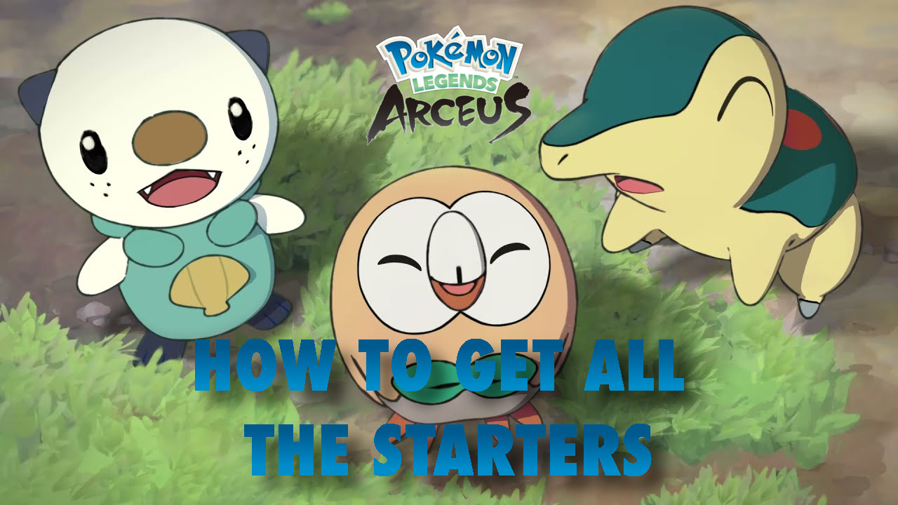 Pokemon Legends Arceus: Get All Starter Pokemon | Attack of the Fanboy