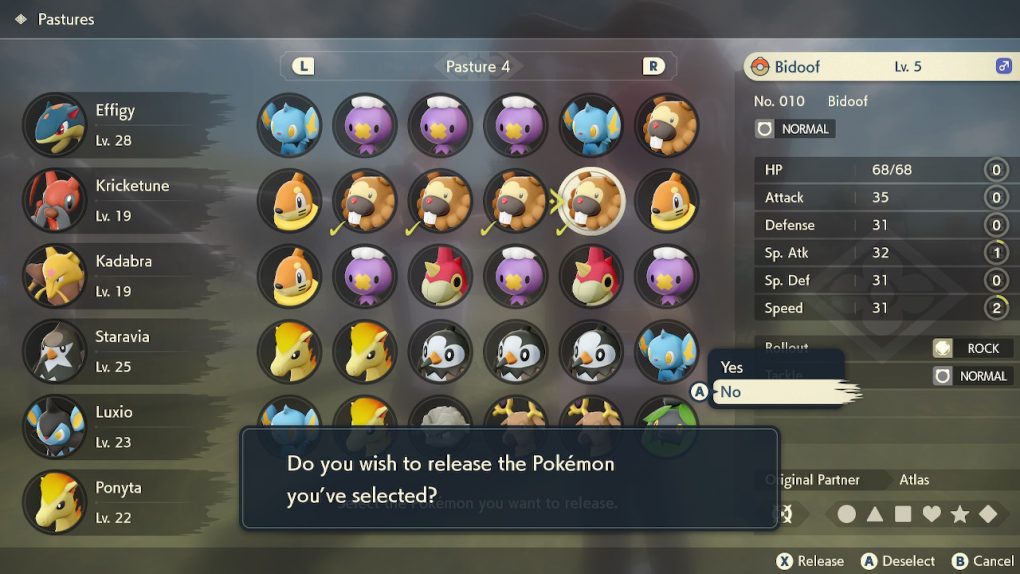 Pokemon Legends Arceus: How to Mass Release | Attack of the Fanboy
