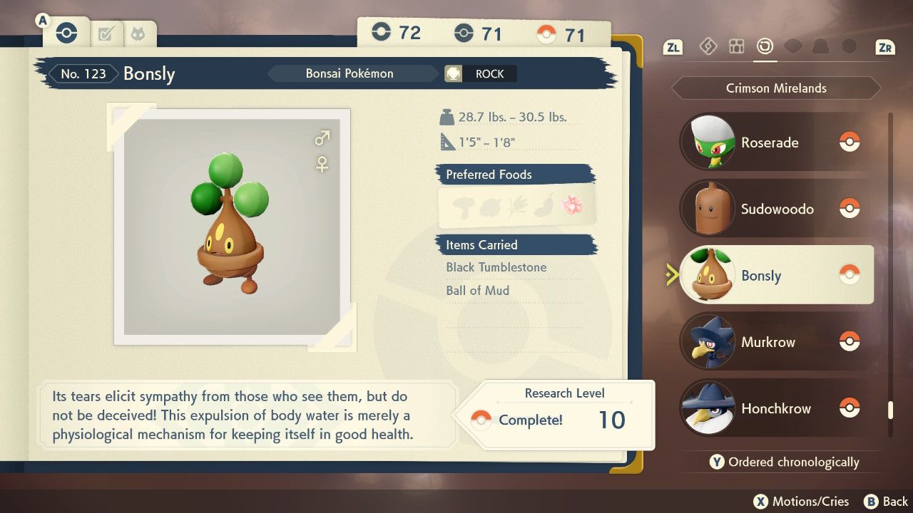 Pokemon Legends Arceus: Where to Catch Bonsly | Attack of the Fanboy