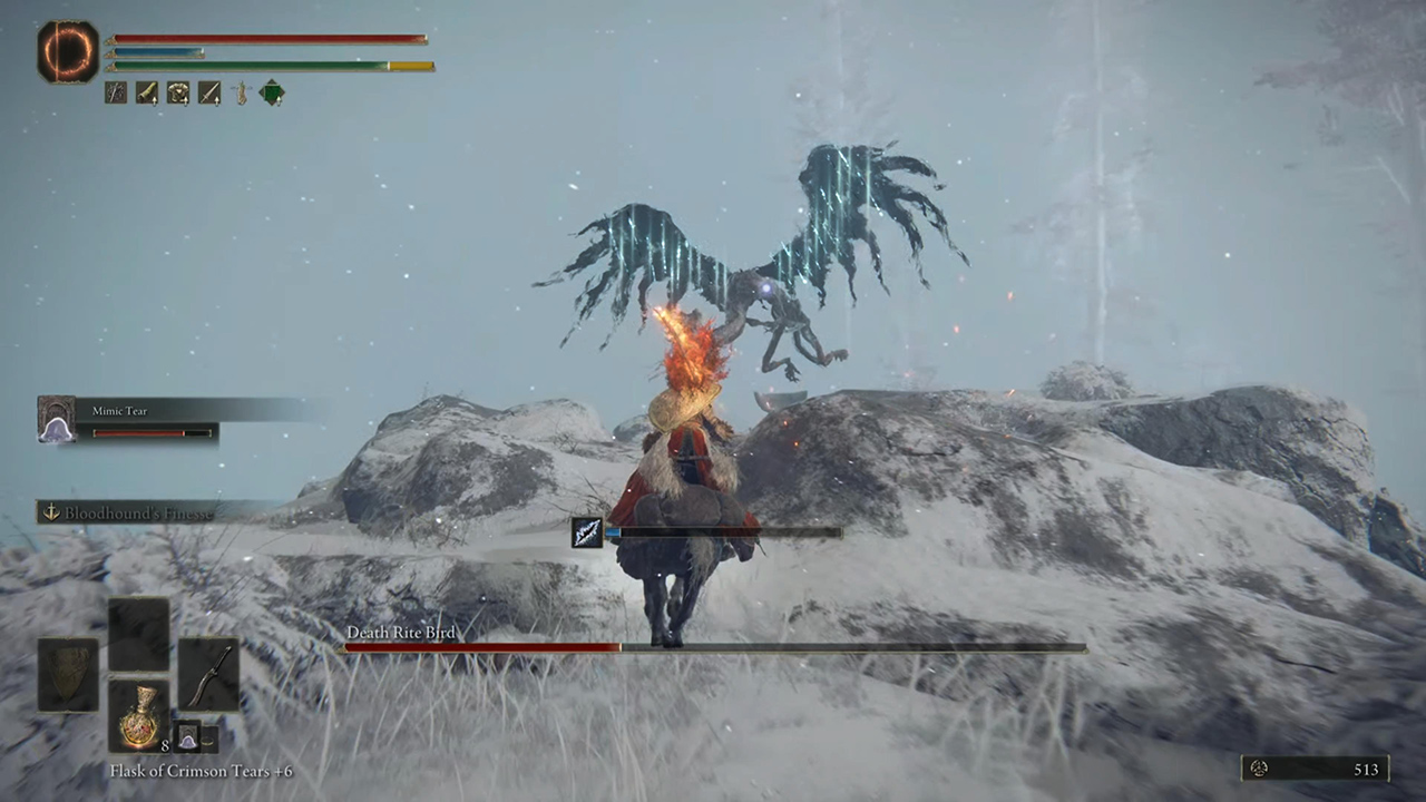 Death Rite Bird Boss: How to Beat the Death Rite Bird in Elden Ring ...