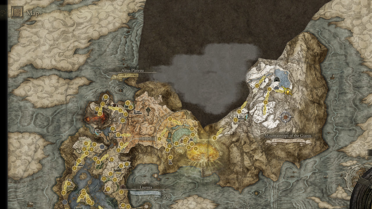 Elden Ring Mountaintops Map Locations | Attack of the Fanboy
