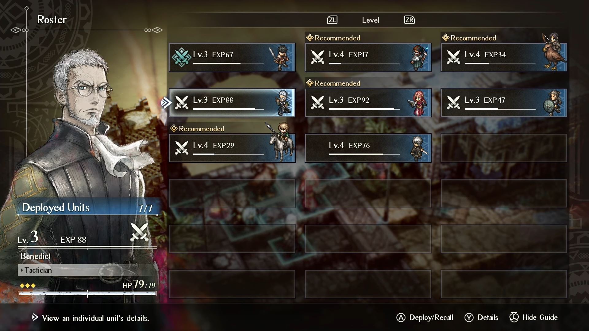 Triangle Strategy Promotion Guide: How to Level Up Characters | Attack ...