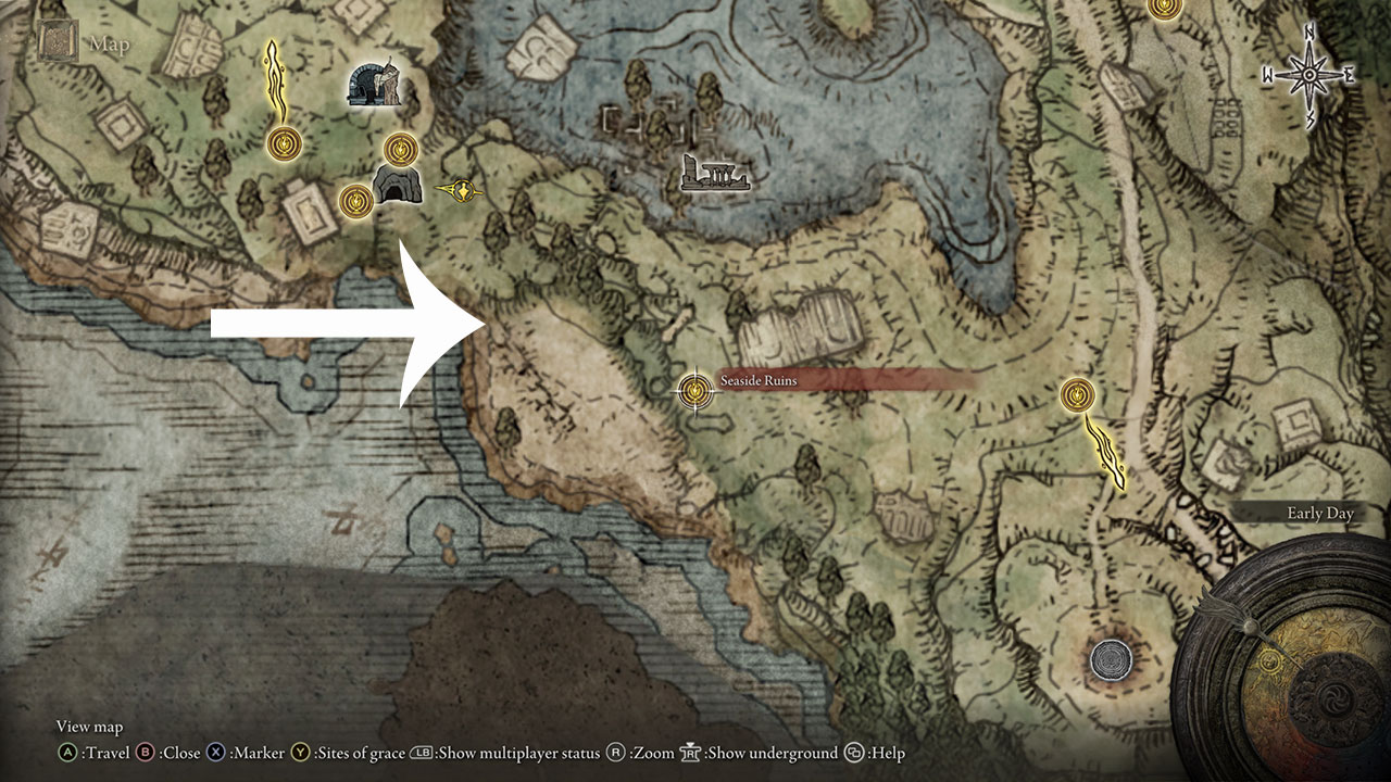 Elden Ring - How to Get Haligdrake Talisman - Ledge of Tutorial Area (Stranded Graveyard ...