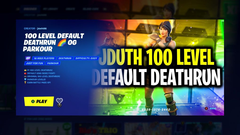 Best Fortnite Deathrun Codes: The Best Custom Deathrun Maps in Creative ...
