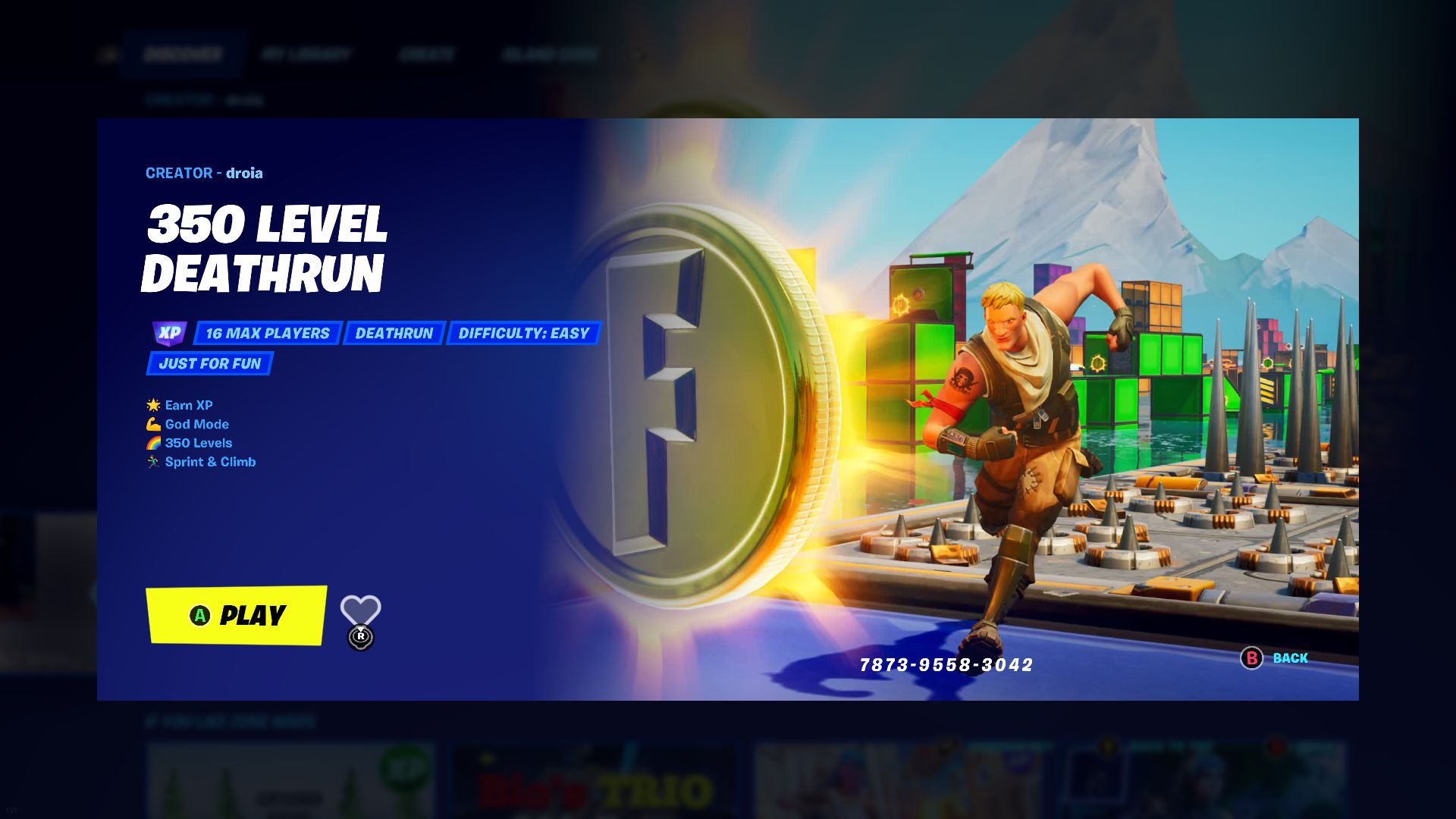 Best Fortnite Deathrun Codes: The Best Custom Deathrun Maps in Creative ...