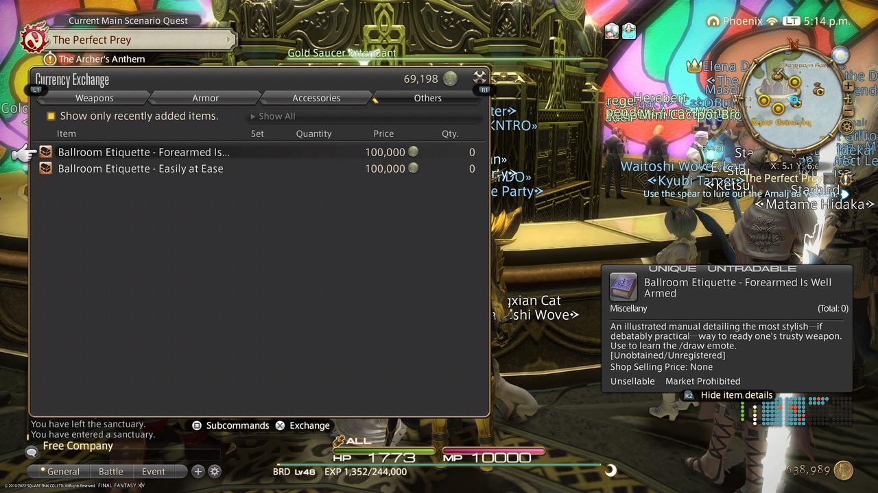 How to Get the Draw and Sheathe Emotes in Final Fantasy XIV | Attack of ...