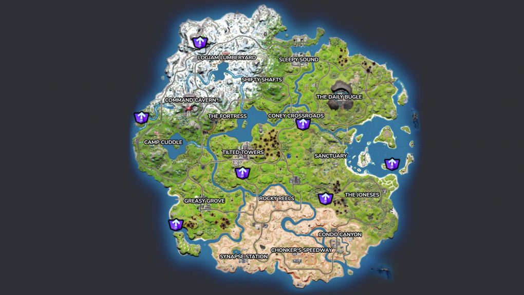Fortnite Omega Knight Quests: Where to Find All 28 Level Up Tokens ...