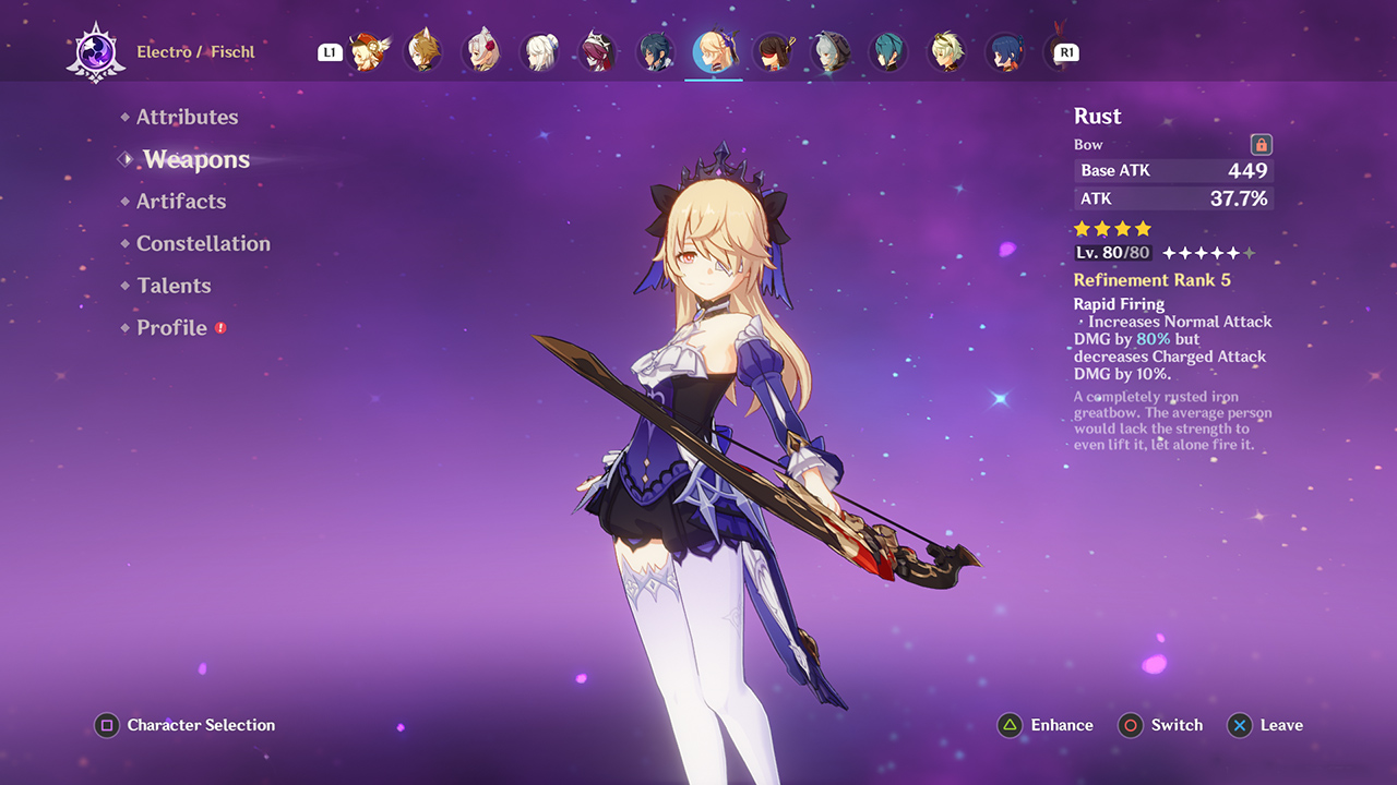 The Best Fischl DPS Build in Genshin Impact: Weapons, Artifacts, and ...