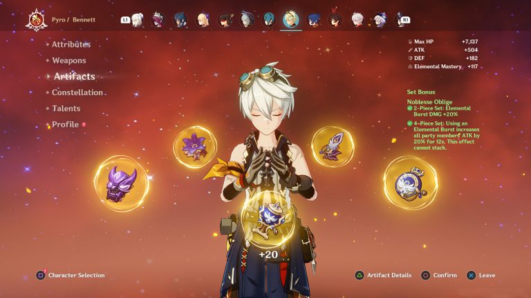 Genshin Impact: The Best Bennett Support Build, Artifacts, Weapons, and ...