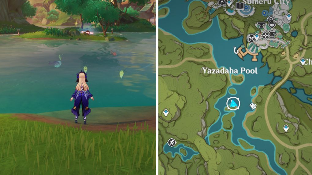 All Fishing Spot Locations in Sumeru in Genshin Impact | Attack of the ...