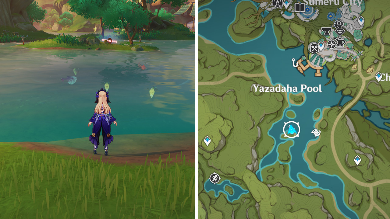 All Fishing Spot Locations in Sumeru in Genshin Impact | Attack of the ...