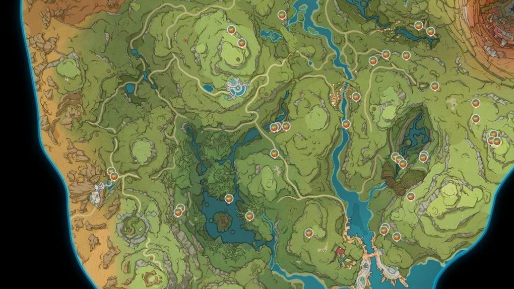 Genshin Impact Harra Fruit Locations | Where to Find Harra Fruit ...