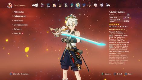 Genshin Impact: The Best Bennett Support Build, Artifacts, Weapons, and ...