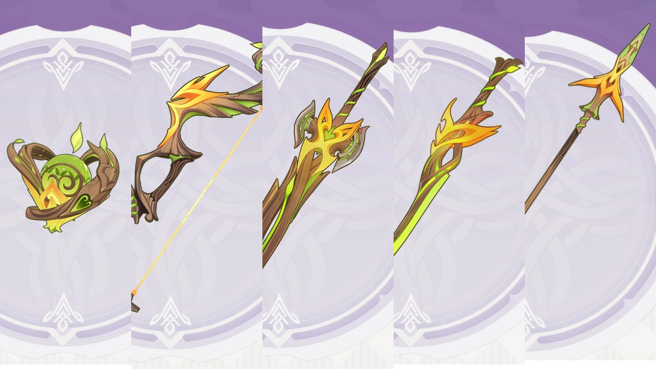 Genshin Impact: How to Craft All The Sumeru 4-Star Weapons | Attack of ...