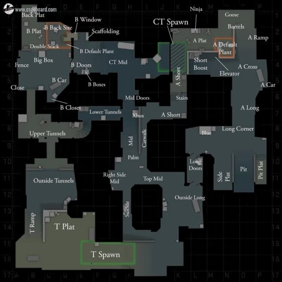 All Dust 2 Callouts in CS:GO | Attack of the Fanboy