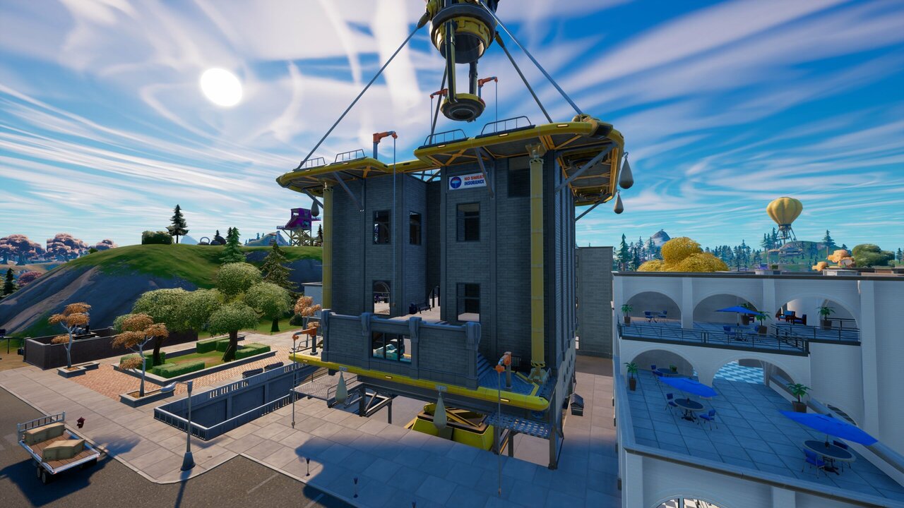 Fortnite Cloudy Condos and No Sweat Insurance Locations: Bust Through a ...