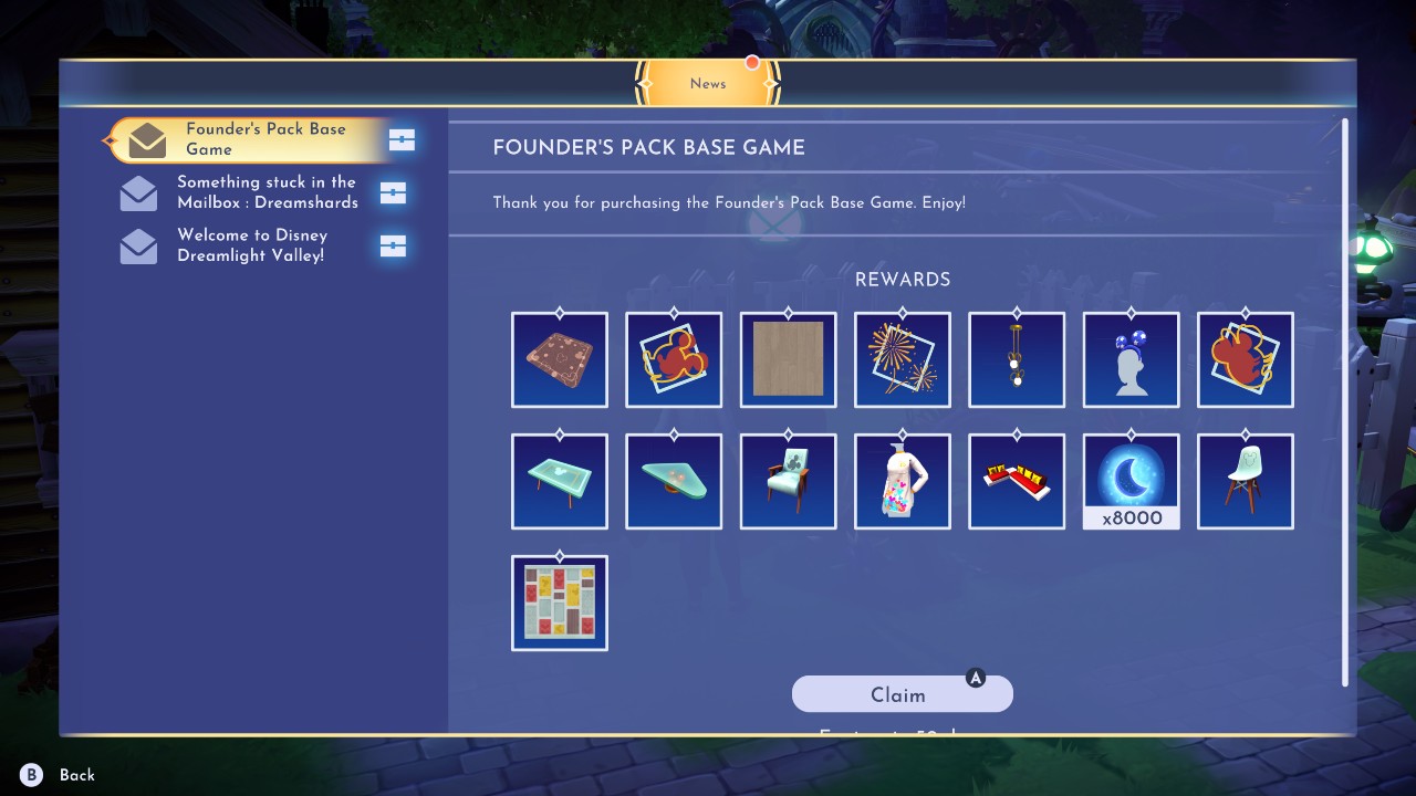 How to Claim Founder's Packs and Pre-Order Bonuses in Disney Dreamlight ...