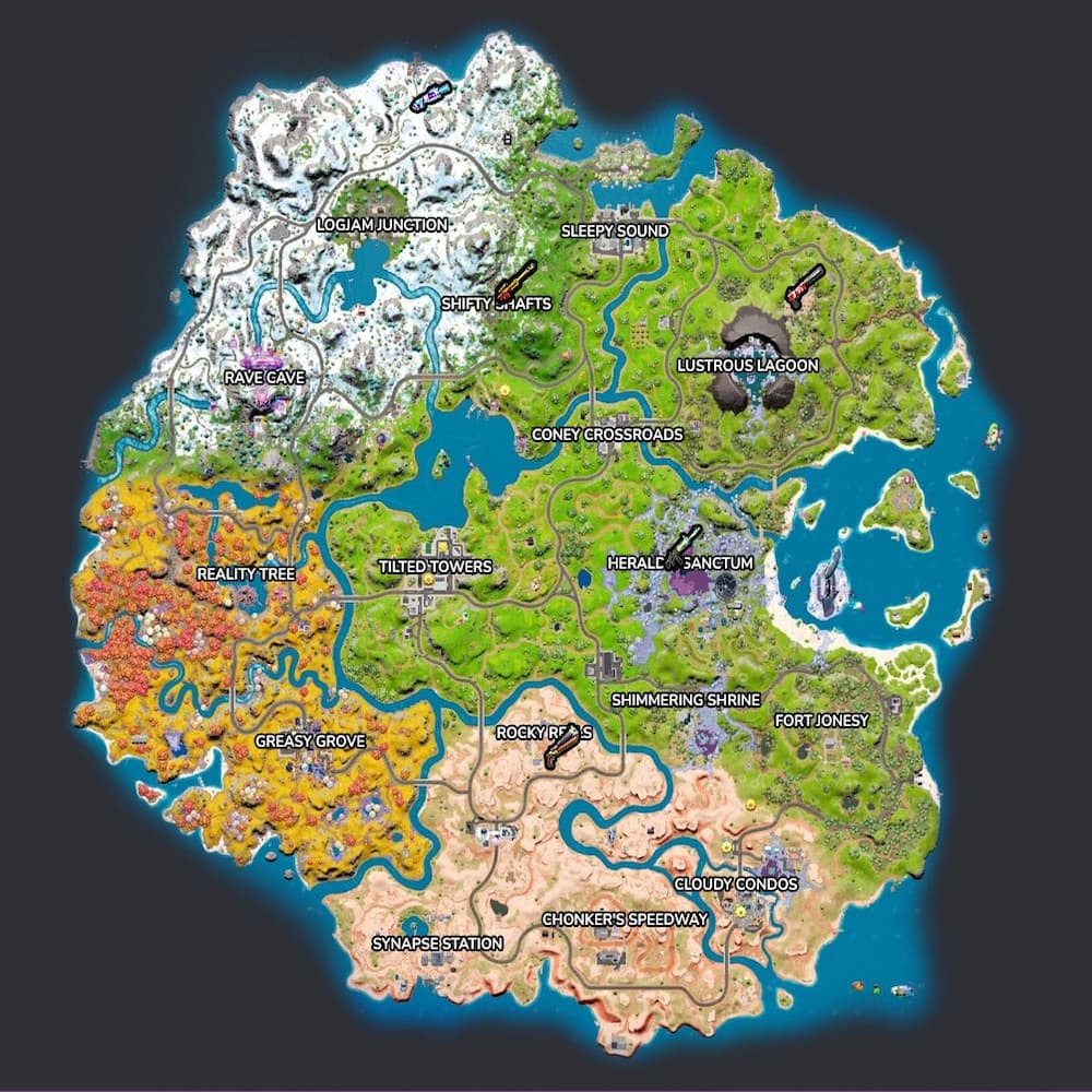 How to Get Every Mythic and Exotic Weapon in Fortnite Chapter 3 Season 4 | Attack of the Fanboy