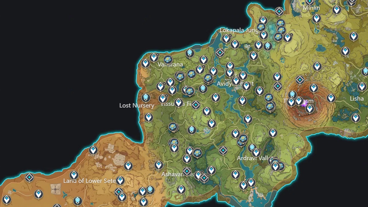 Genshin Impact Kalpalata Lotus Locations | Where to Find Kalpalata ...