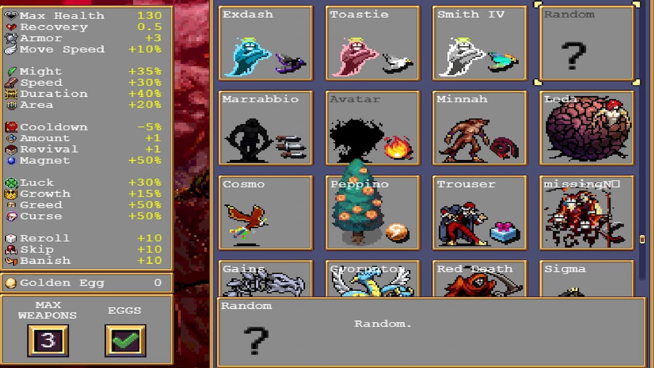 Vampire Survivors: How to Unlock all Secret Characters | Attack of the ...