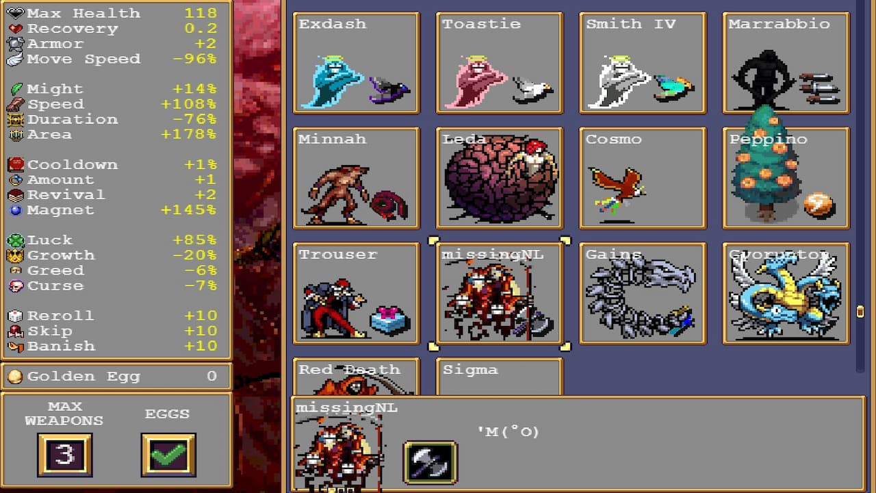 Vampire Survivors: How to Unlock all Secret Characters | Attack of the ...