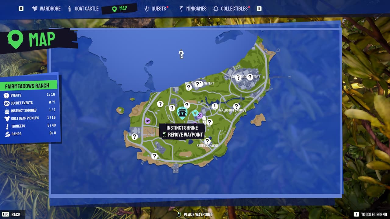 All 7 Instinct Shrine Locations in Goat Simulator 3 | Attack of the Fanboy