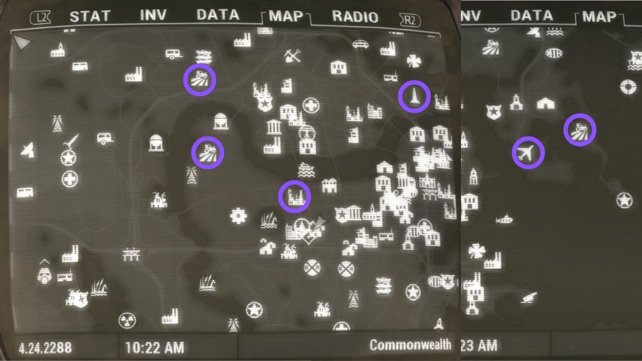Fallout 4 Settlement Map: Where to Find All Settlements in Fallout 4 ...
