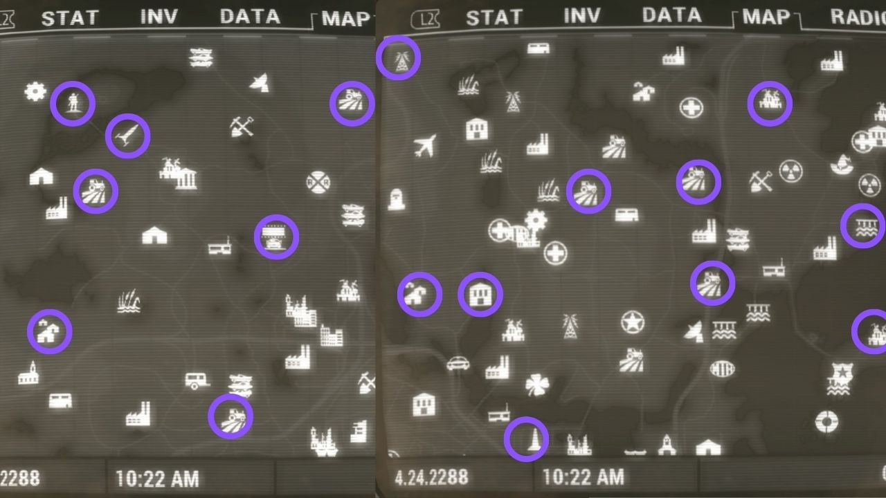 Fallout 4 Settlement Map: Where to Find All Settlements in Fallout 4 ...