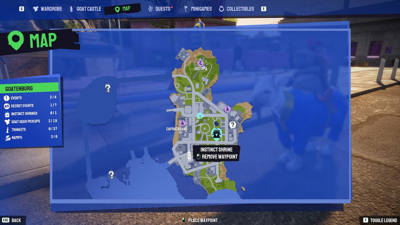 All 7 Instinct Shrine Locations in Goat Simulator 3 | Attack of the Fanboy