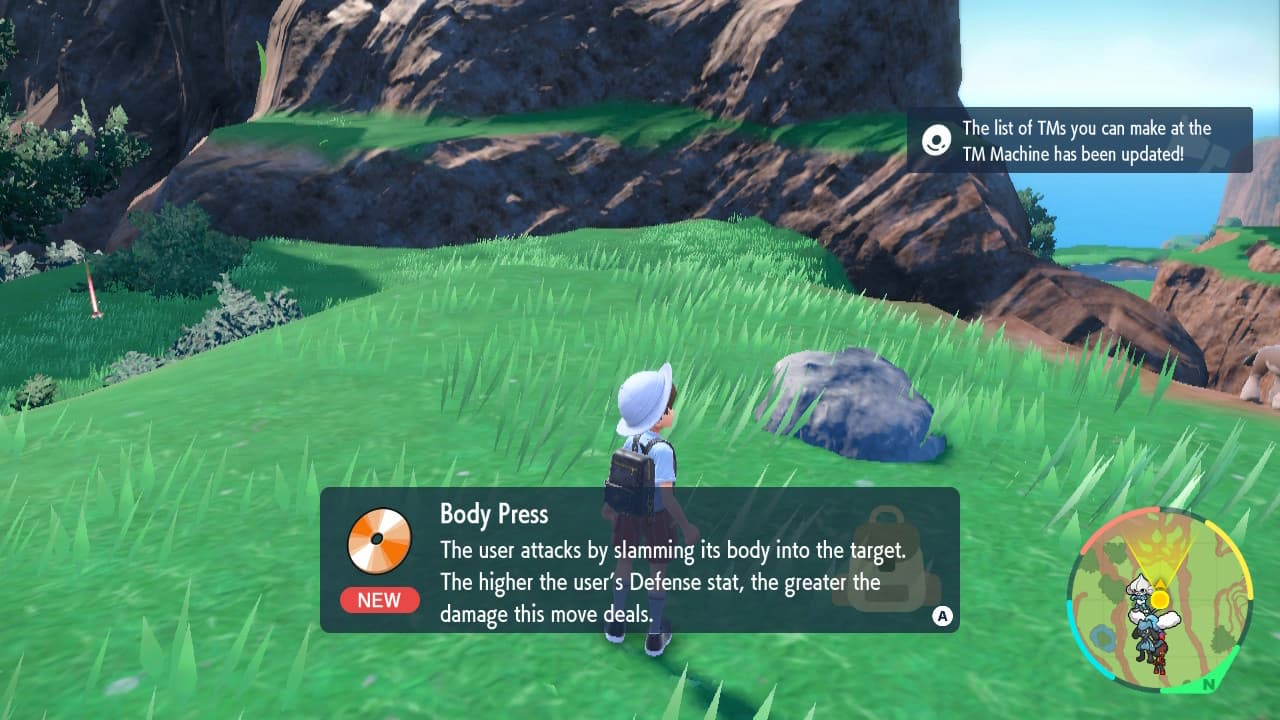 Where to Find Body Press (TM089) In Pokémon Scarlet and Violet | Attack ...