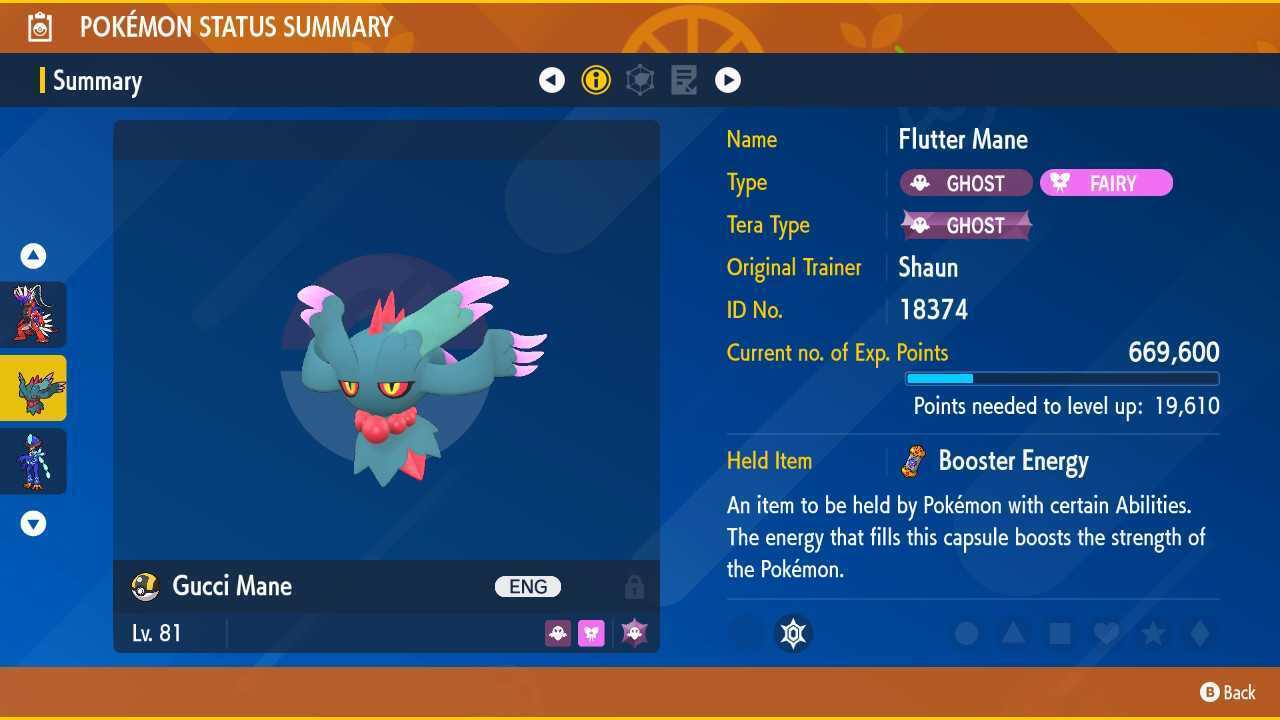 Best Flutter Mane Tera Raid Build in Pokemon Scarlet and Violet: Nature ...
