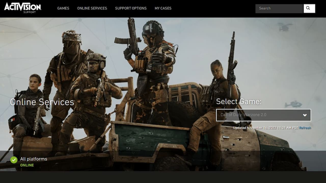 Is Warzone 2.0 Down? Here's How to Check the Server Status | Attack of ...