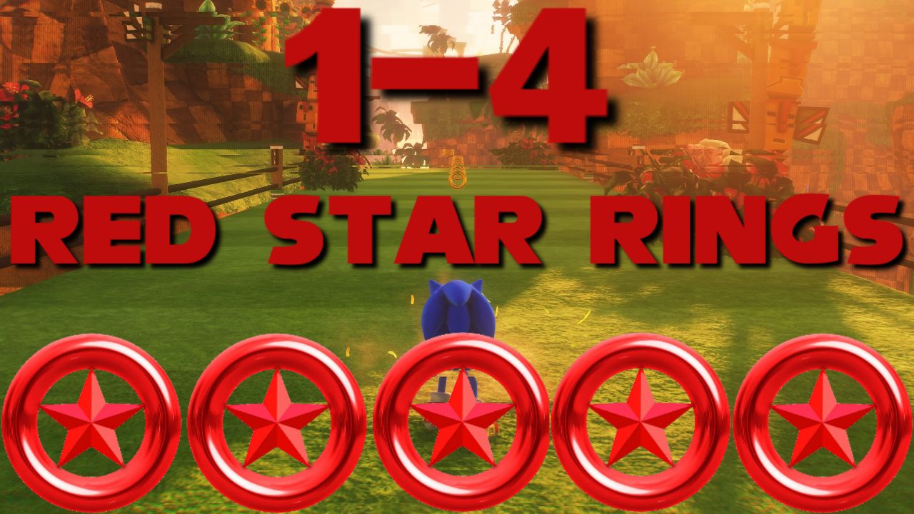 Sonic Frontiers: All Red Star Rings in 1-4 | Attack of the Fanboy