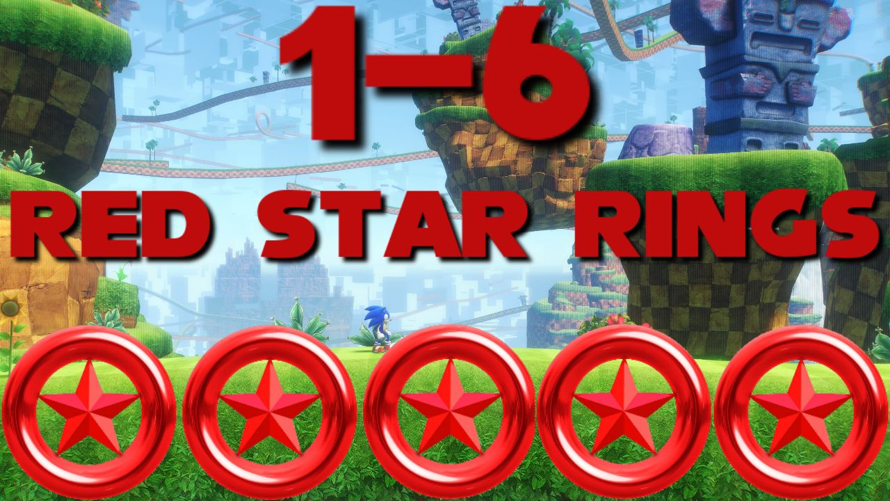 Sonic Frontiers: All Red Star Rings in 1-6 | Attack of the Fanboy