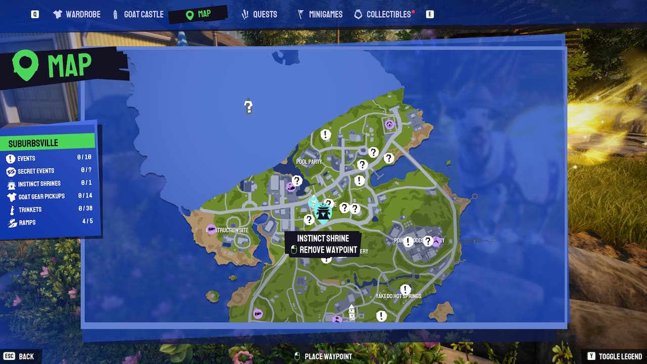 All 7 Instinct Shrine Locations in Goat Simulator 3 | Attack of the Fanboy